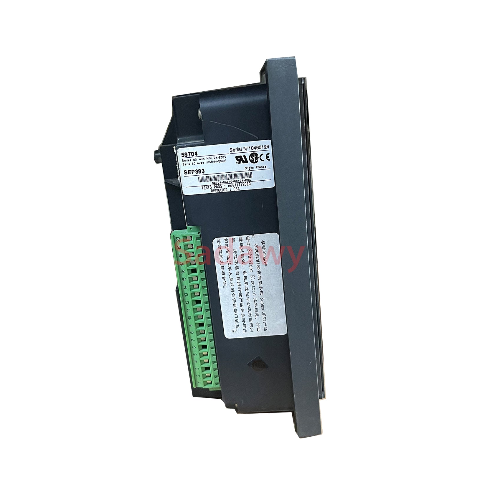 Schneider Sepam series 80 Relay Device Sepam T87 59735 59704 59707 ...